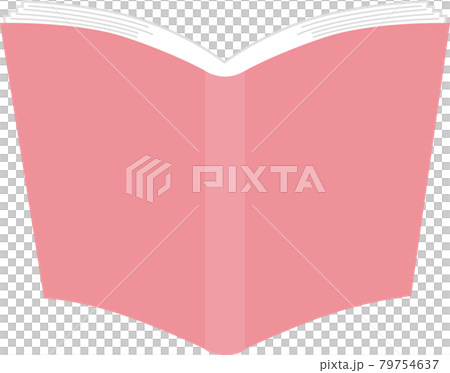 Pink open book - Stock Illustration [79754637] - PIXTA