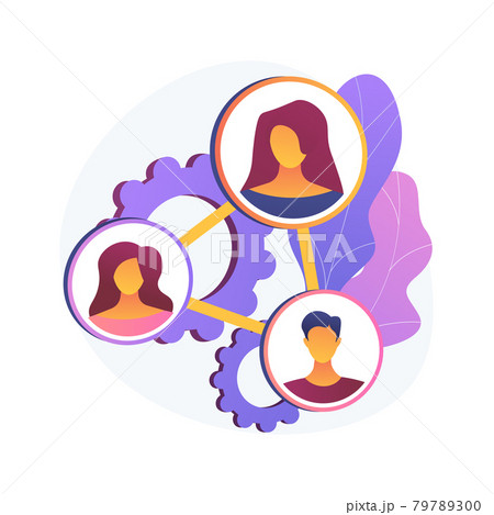 Social development abstract concept vector...のイラスト素材 [79789300] - PIXTA