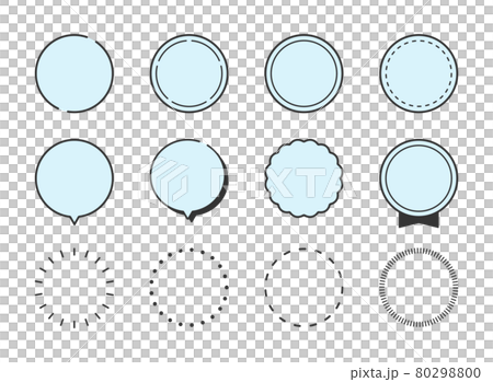 Round, round, callout, heading, point, label... - Stock Illustration ...
