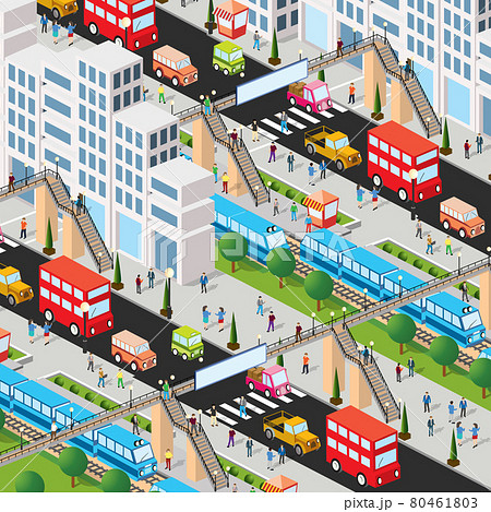 Busy City Clipart