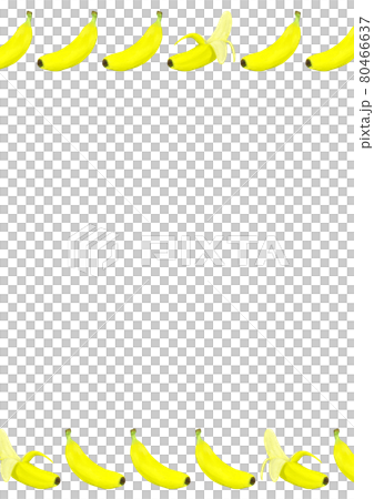Banana frame illustration - Stock Illustration [80466637] - PIXTA
