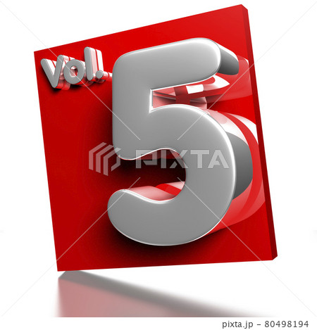 Vol 5 3D.のイラスト素材 [80498194] - PIXTA