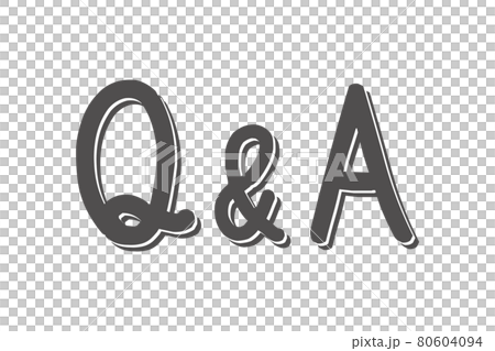 Hand-drawn Q & A, FAQ, quiz, answer, headline... - Stock Illustration ...