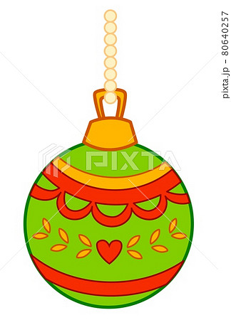 Christmas cartoons clip art. Christmas ball...のイラスト素材 [80640257] - PIXTA