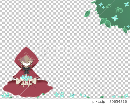 Frame ★ Little Red Riding Hood - Stock Illustration [80654816] - PIXTA