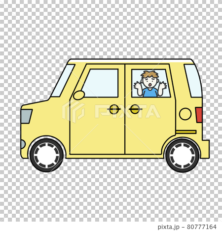 Child trapped in a car - Stock Illustration [80777164] - PIXTA