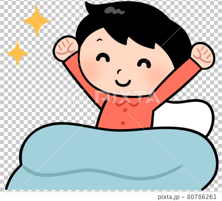 Boy getting up - Stock Illustration [80786261] - PIXTA