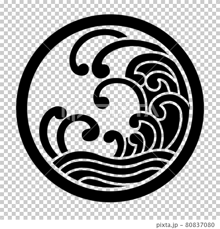 Family crest wave - Stock Illustration [80837080] - PIXTA