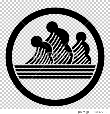 Family crest wave - Stock Illustration [80837209] - PIXTA
