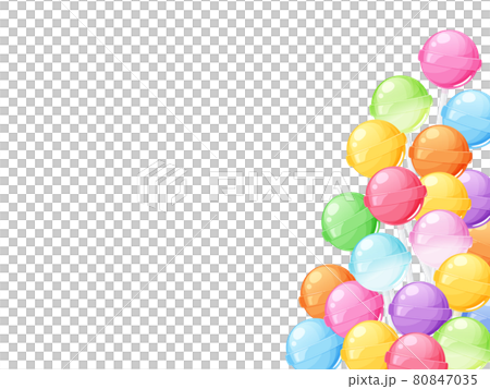 Colorful lollipop frame_illustration of lollipop - Stock Illustration ...