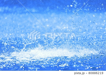 水しぶき1_ブルー | materials | digitalstage