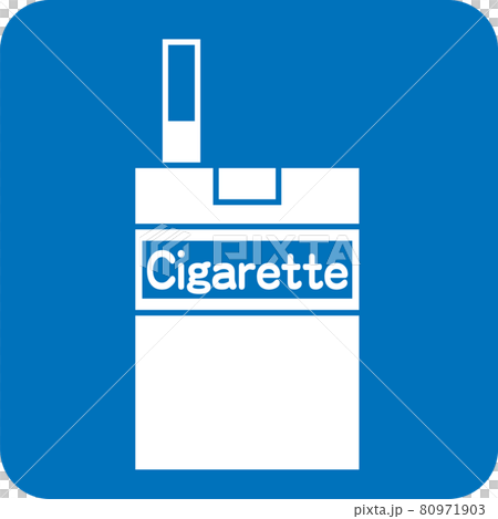 Tobacco pictogram - Stock Illustration [80971903] - PIXTA