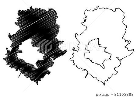 Ilfov County (Administrative divisions of...のイラスト素材 [81105888] - PIXTA