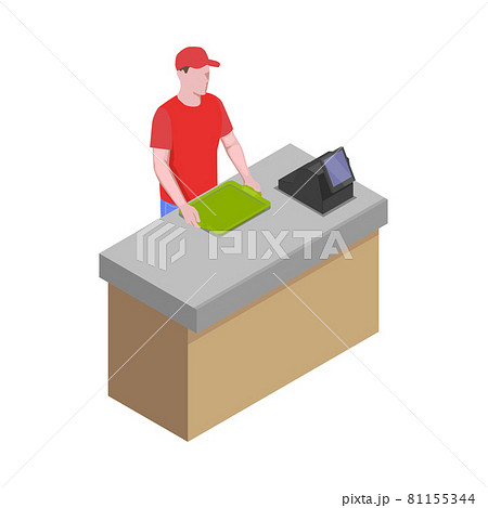 Isometric Counter Iconのイラスト素材 [81155344] - PIXTA