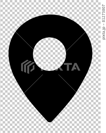Illustration material of position mark on the map - Stock Illustration ...