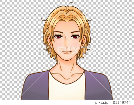 Illustration material of chara man - Stock Illustration [81349744] - PIXTA