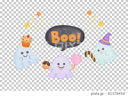 Colored pencil hand-painted Halloween sweets... - Stock Illustration ...