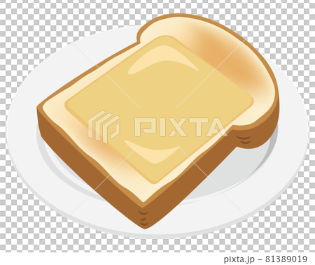 Meal ★ Western food illustration cheese toast - Stock Illustration ...