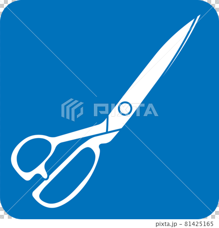 Pictogram of cutting scissors - Stock Illustration [81425165] - PIXTA