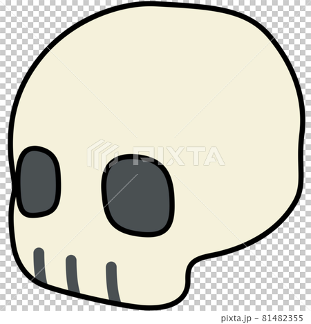 Illustration of a small skull - Stock Illustration [81482355] - PIXTA