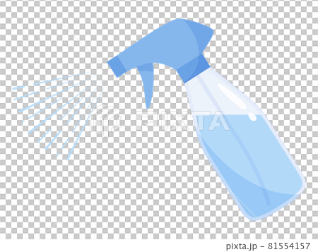 霧吹きを噴射するイラストのイラスト素材 [81554157] - PIXTA