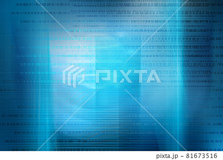 Binary code blue background concept seriesのイラスト素材 [81673516] - PIXTA