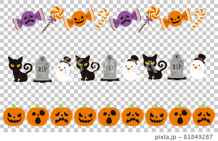 Halloween line set - Stock Illustration [81849287] - PIXTA