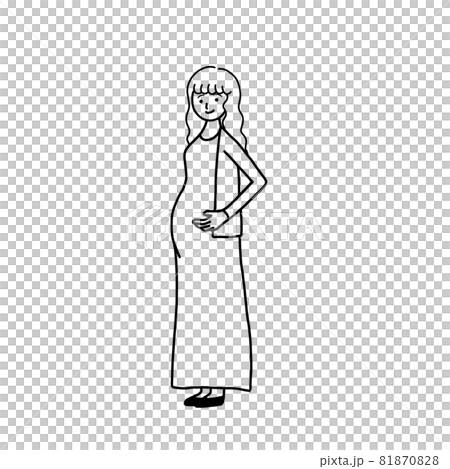 Simple Drawing Of A Woman
