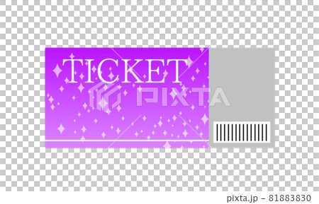 Glitter purple background ticket - Stock Illustration [81883830] - PIXTA