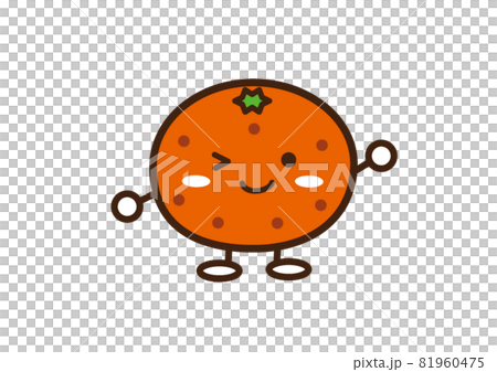 귤 캐릭터 - 스톡일러스트 [81960475] - PIXTA