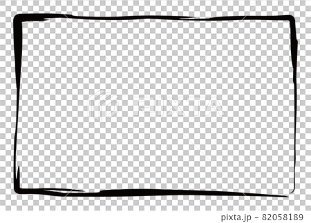 Simple Japanese style line frame material - Stock Illustration ...