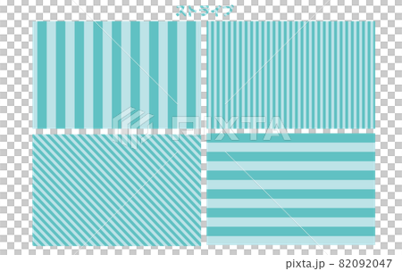 Peppermint green stripes - Stock Illustration [82092047] - PIXTA