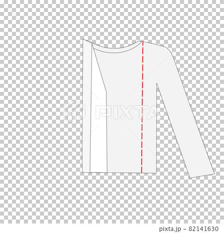 How to fold laundry. Make a vertical crease on... - Stock Illustration ...