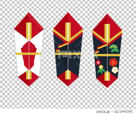 Noshi's vector illustration material / Mizuhiki... - Stock Illustration ...