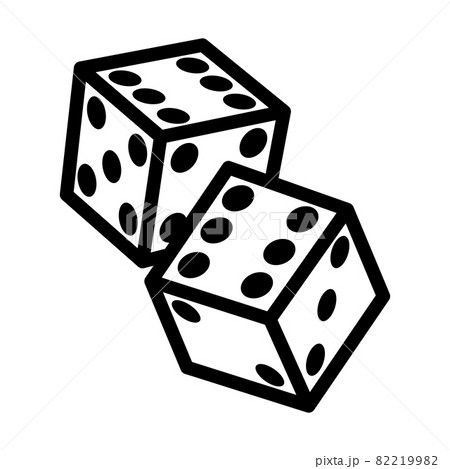 Craps Dice Iconのイラスト素材 [82219982] - PIXTA