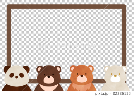 Bear frame illustration - Stock Illustration [82286133] - PIXTA