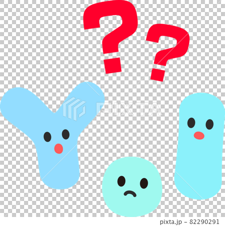 Lactic acid bacteria character and question mark - Stock Illustration ...