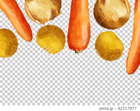 Hand-painted watercolor root vegetable... - Stock Illustration ...