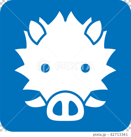 Wild boar pictogram - Stock Illustration [82713361] - PIXTA
