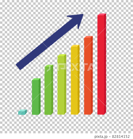 Illustration of sales graph - Stock Illustration [82814152] - PIXTA