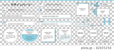 Design set that adds color to the title and... - Stock Illustration ...