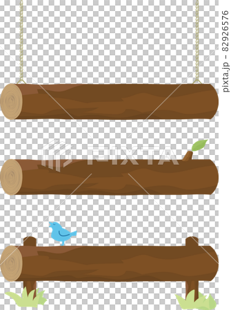 Vector illustration of log sign - Stock Illustration [82926576] - PIXTA