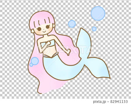 Mermaid foam - Stock Illustration [82941133] - PIXTA