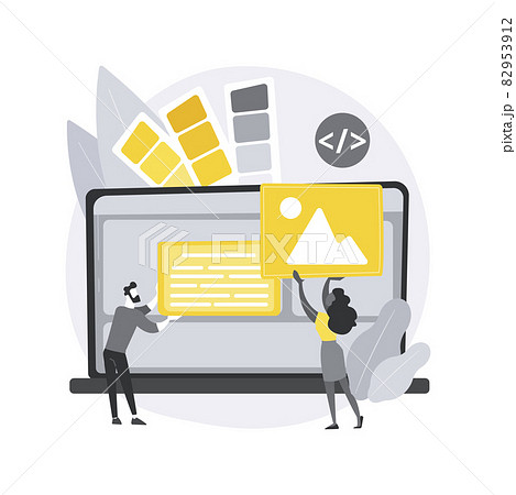Low code development abstract concept vector...のイラスト素材 [82953912] - PIXTA
