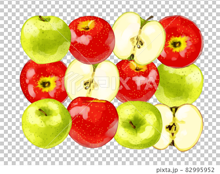 Illustration of hand-painted watercolor red... - Stock Illustration ...