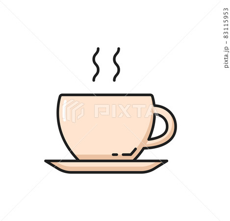 Steaming Tea Cup Drawing