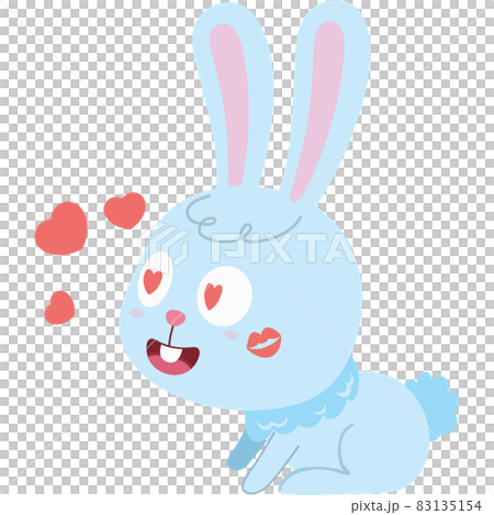 Love rabbit animal - Stock Illustration [83135154] - PIXTA