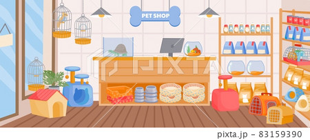 Pet Shop Store Drawing
