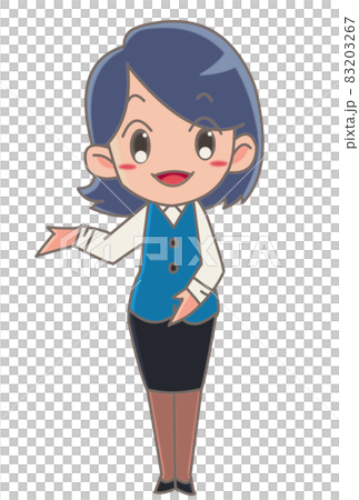 This way, please - Stock Illustration [83203267] - PIXTA