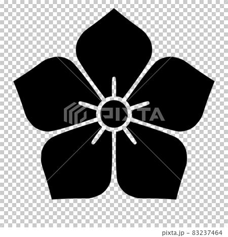 It is the family crest of Akechi Mitsuhide. It... - Stock Illustration ...